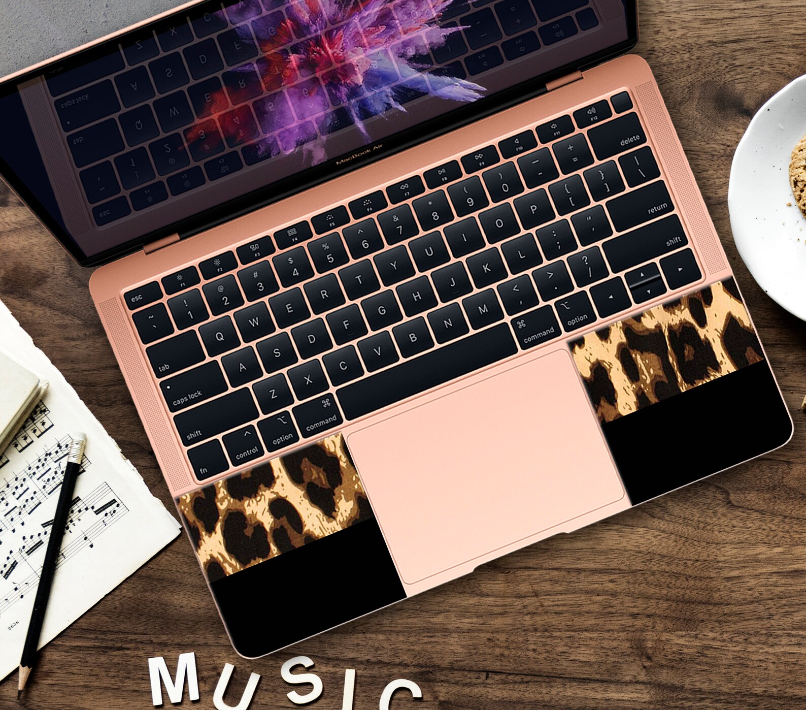 Leopard Print Texture Any Laptop Skins Pattern Stickers - Etsy