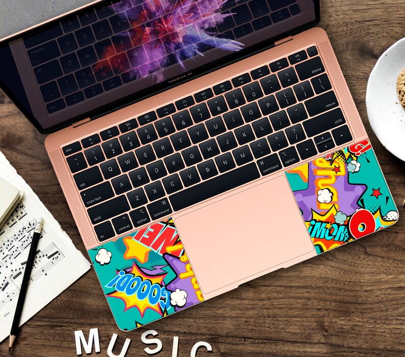 Cartoons Laptop Skin Sticker Cute Notebook Vinyl Decal Dell Hp | Etsy