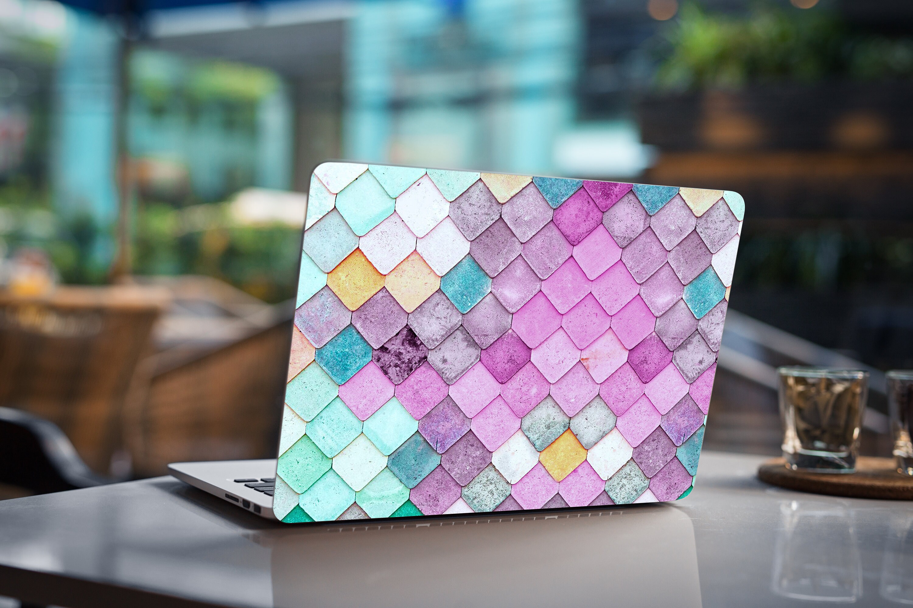 Colored Geometry Print Skins Laptop Lenovo Asus Stickers - Etsy