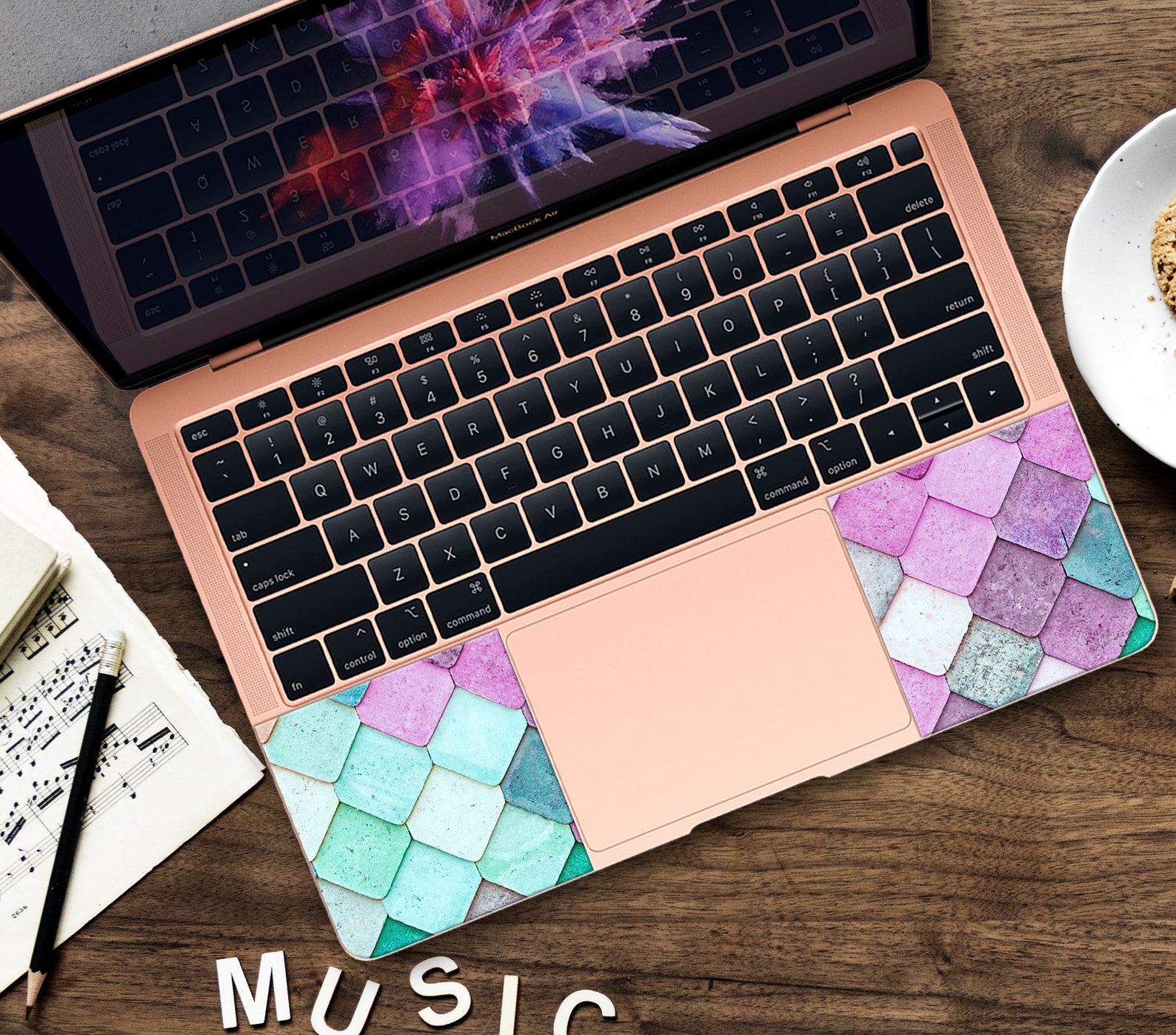 Colored Geometry Print Skins Laptop Lenovo Asus Stickers - Etsy