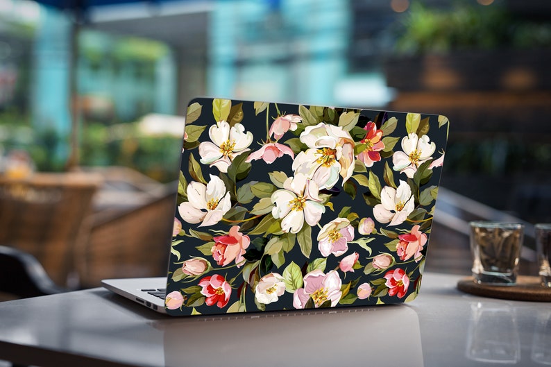 Blossom Colored Flowers Laptop Skins Notebook Vinyl Decal Dell - Etsy