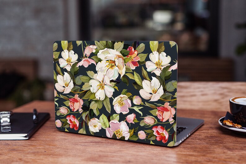 Blossom Colored Flowers Laptop Skins Notebook Vinyl Decal Dell - Etsy