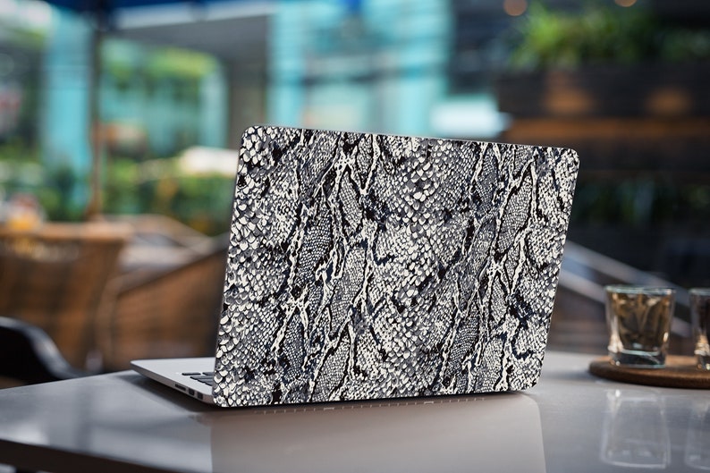 Gray Snake Any Laptop Skins / Pattern Stickers Notebook Vinyl - Etsy
