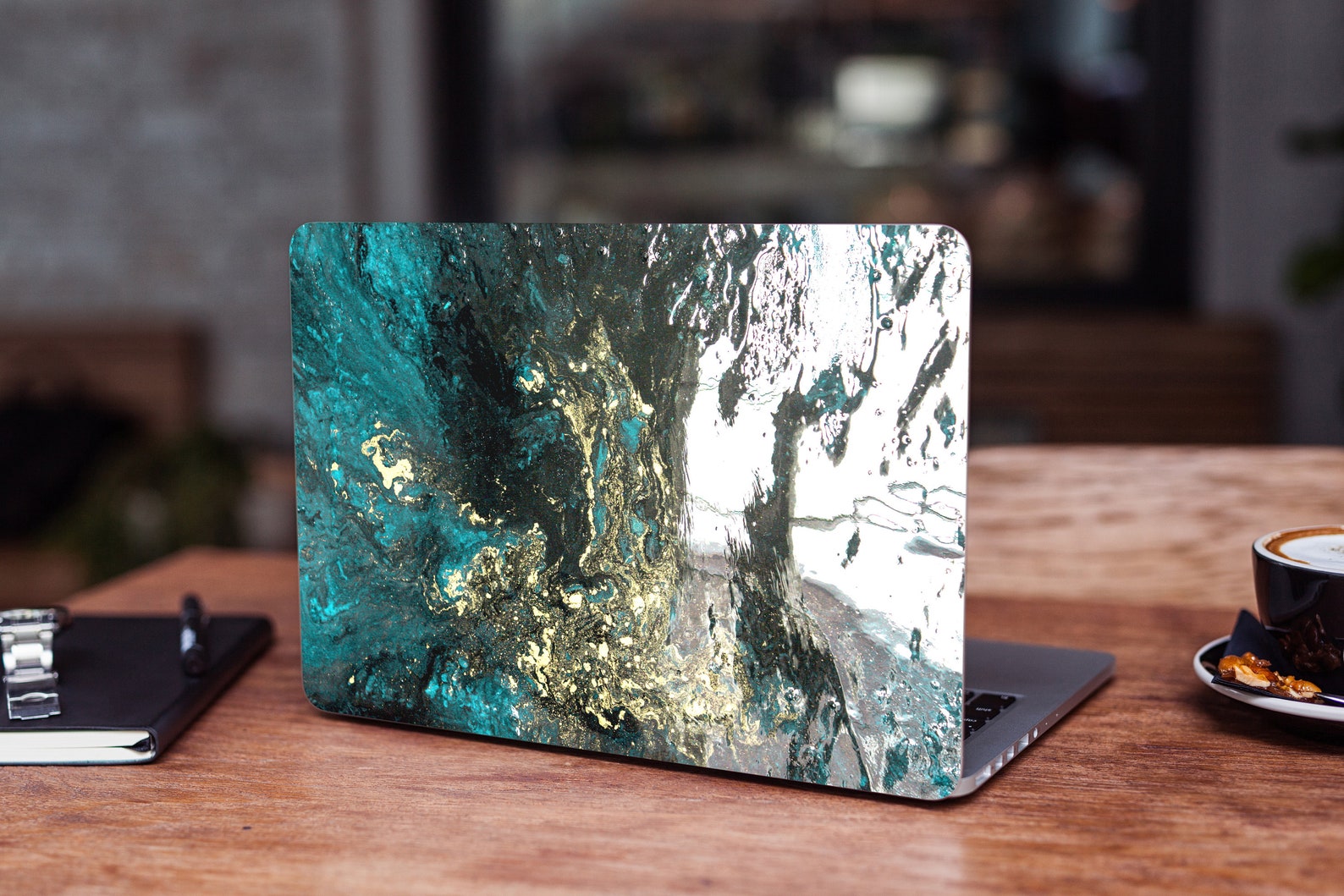 Green Gold Marble Laptop Skin Macbook Skins White Marble - Etsy
