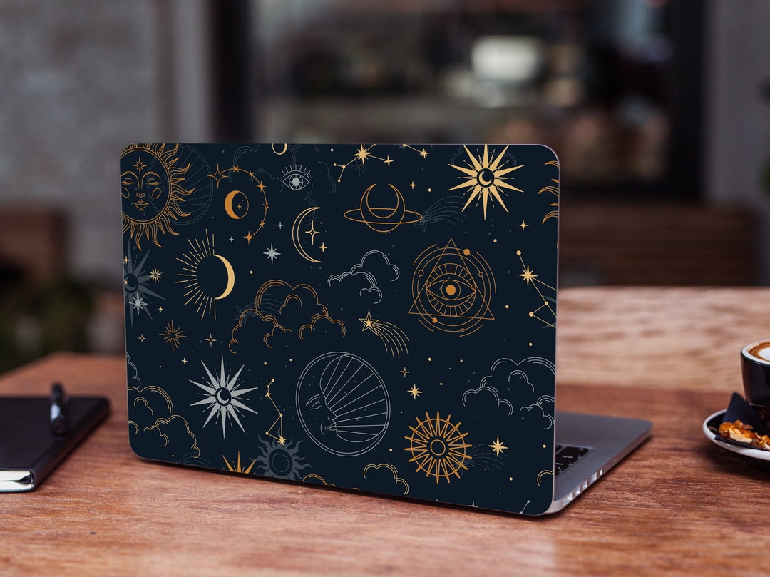 Dark Night Sky Stickers Laptop 14 Inch 15.6 Decal Lenovo Skin Acer Asus ...