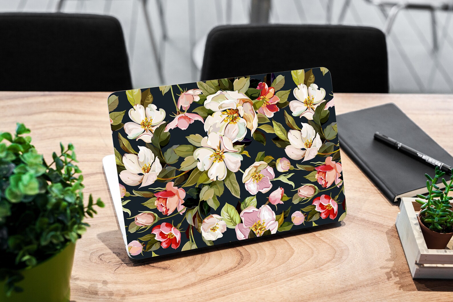 Blossom Colored Flowers Laptop Skins Notebook Vinyl Decal Dell - Etsy