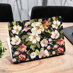 Blossom Colored Flowers Laptop Skins Notebook Vinyl Decal Dell Hp ...