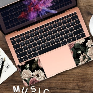 Blossom Flowers Universal Laptop Skins Notebook Rose Flowers Pattern ...