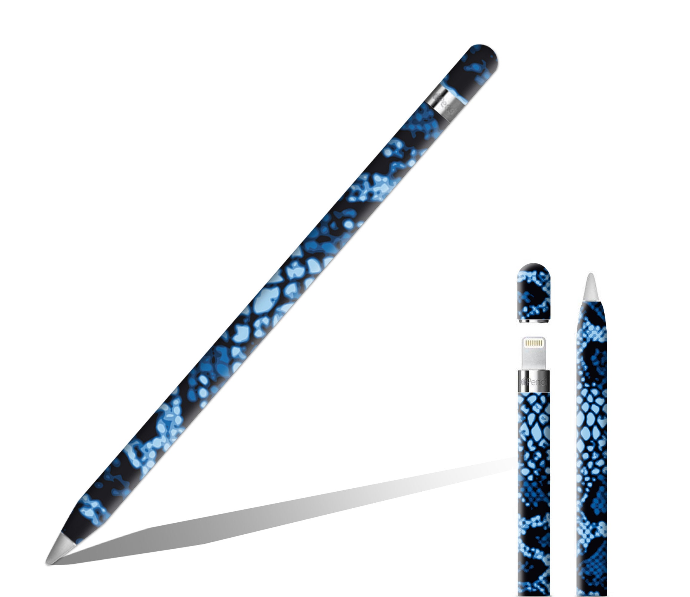 Decals & Skins Blue Snake Skins Apple Pencil 1 Print Reptiles Decals ...