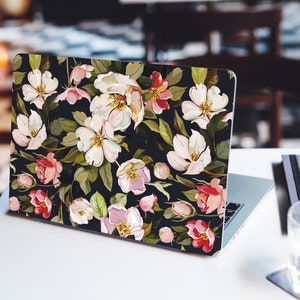 Blossom Colored Flowers Laptop Skins Notebook Vinyl Decal Dell Hp ...