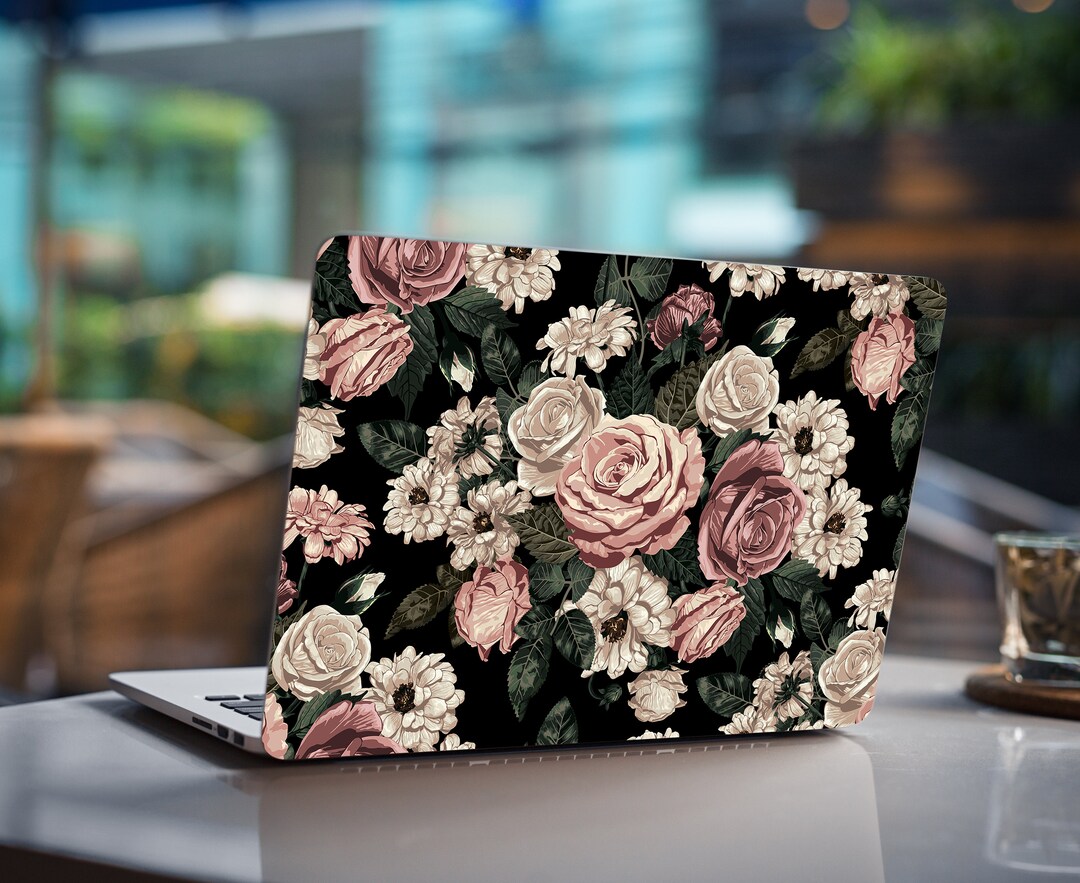 Blossom Flowers Universal Laptop Skins Notebook Rose Flowers Pattern ...