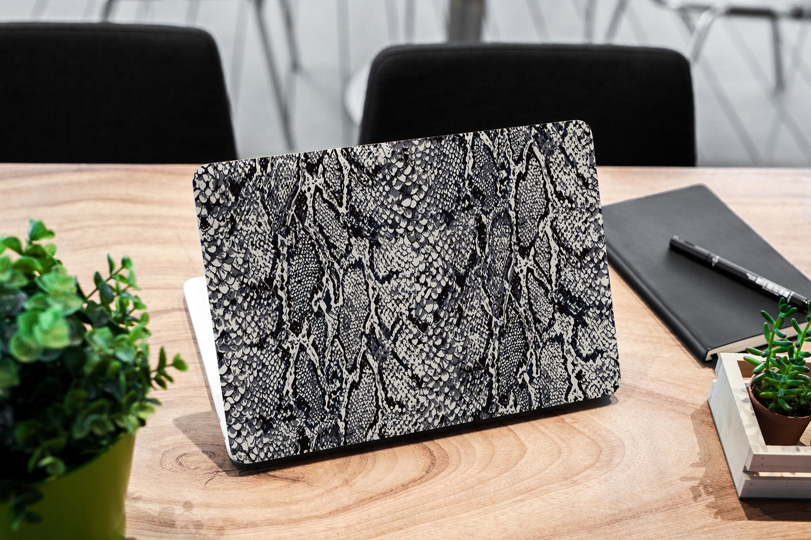 Gray Snake Any Laptop Skins / Pattern Stickers Notebook Vinyl - Etsy