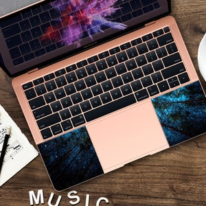 Dark Night Starry Sky Stickers Laptop 14 15.6 Decal Lenovo Skin Acer ...