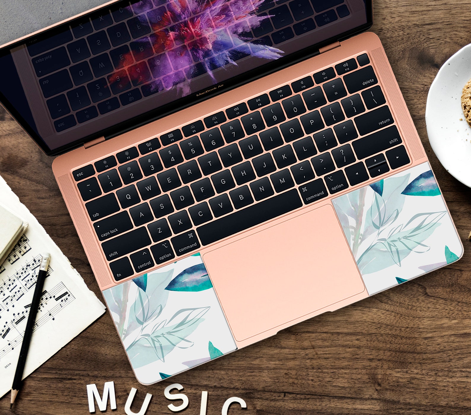 Green Leaves Skins Laptop Hp Lenovo Asus Pattern Stickers - Etsy UK