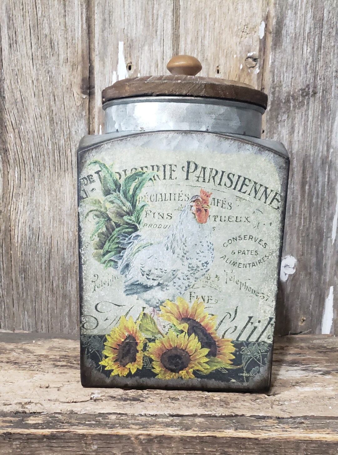 Rustic Kitchen Decor, Farmhouse Kitchen Decor, Rustic Chicken ...