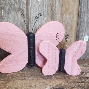 Rustic Wood Butterfly Primitive Wood Butterfly Spring - Etsy