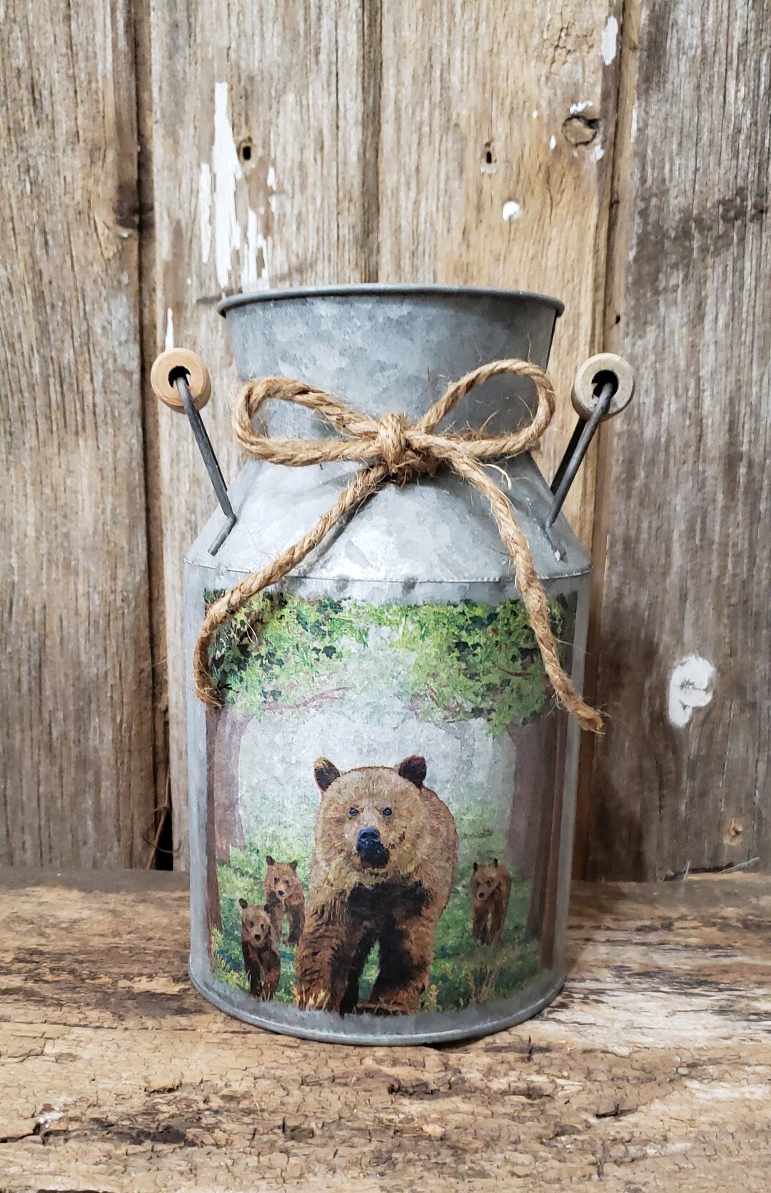 Bear Decor, Rustic Bear Decor, Mama Bear, Lodge Decor, Lodge, Cabin ...