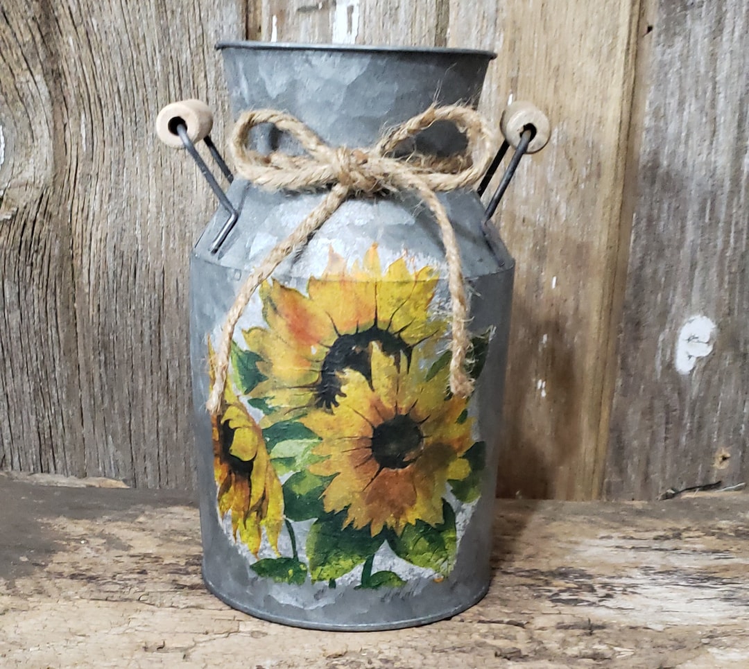 Sunflower Farmhouse Decor Jug Spring Jug Spring Flower - Etsy