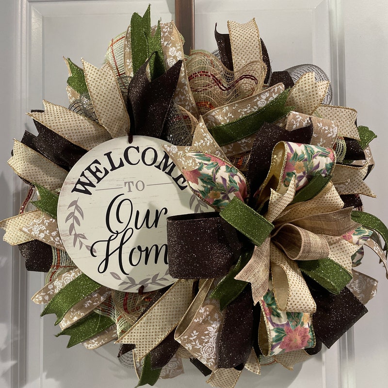 Welcome Wreath - Etsy