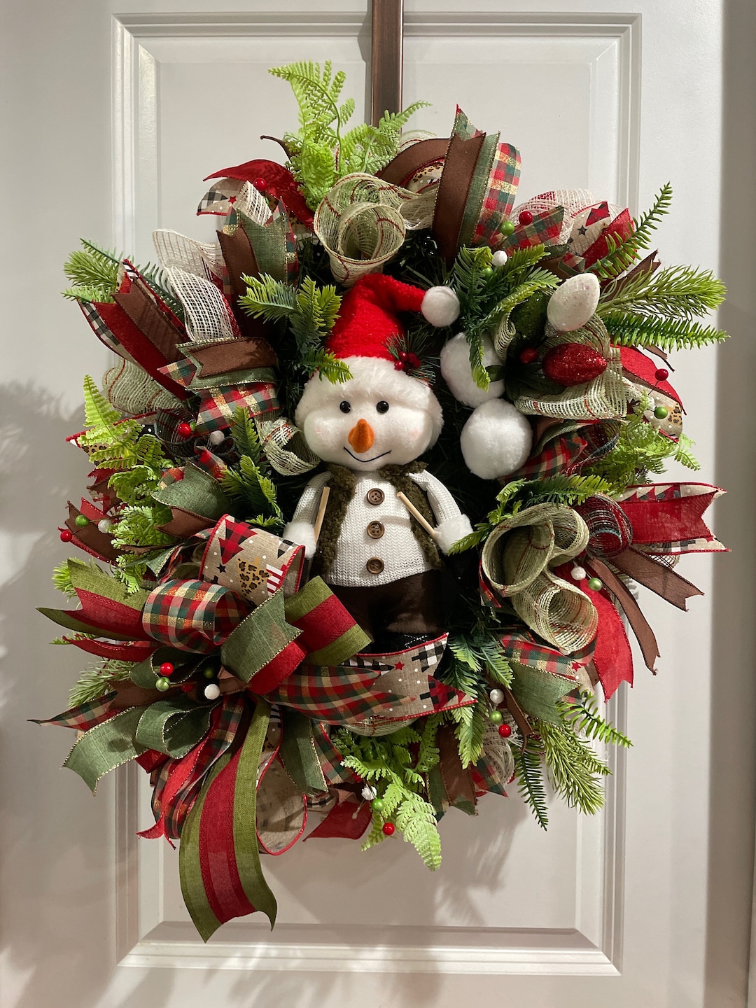 Snowman Christmas, Snowman, Snowman Wreath, Wreath, Christmas, Holiday ...