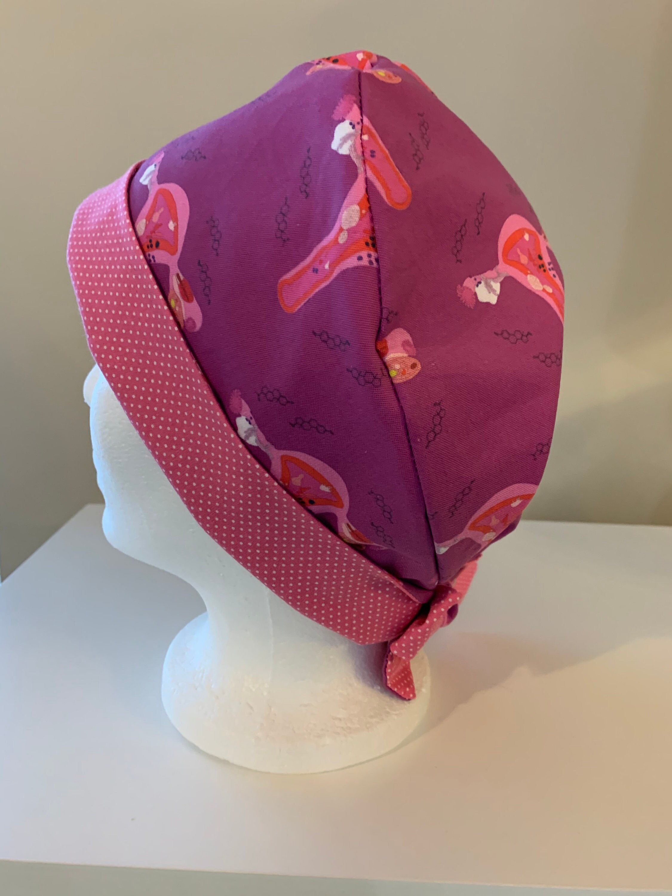 OB/GYN Uterus With Pathology Pixie Scrub Hat | Etsy
