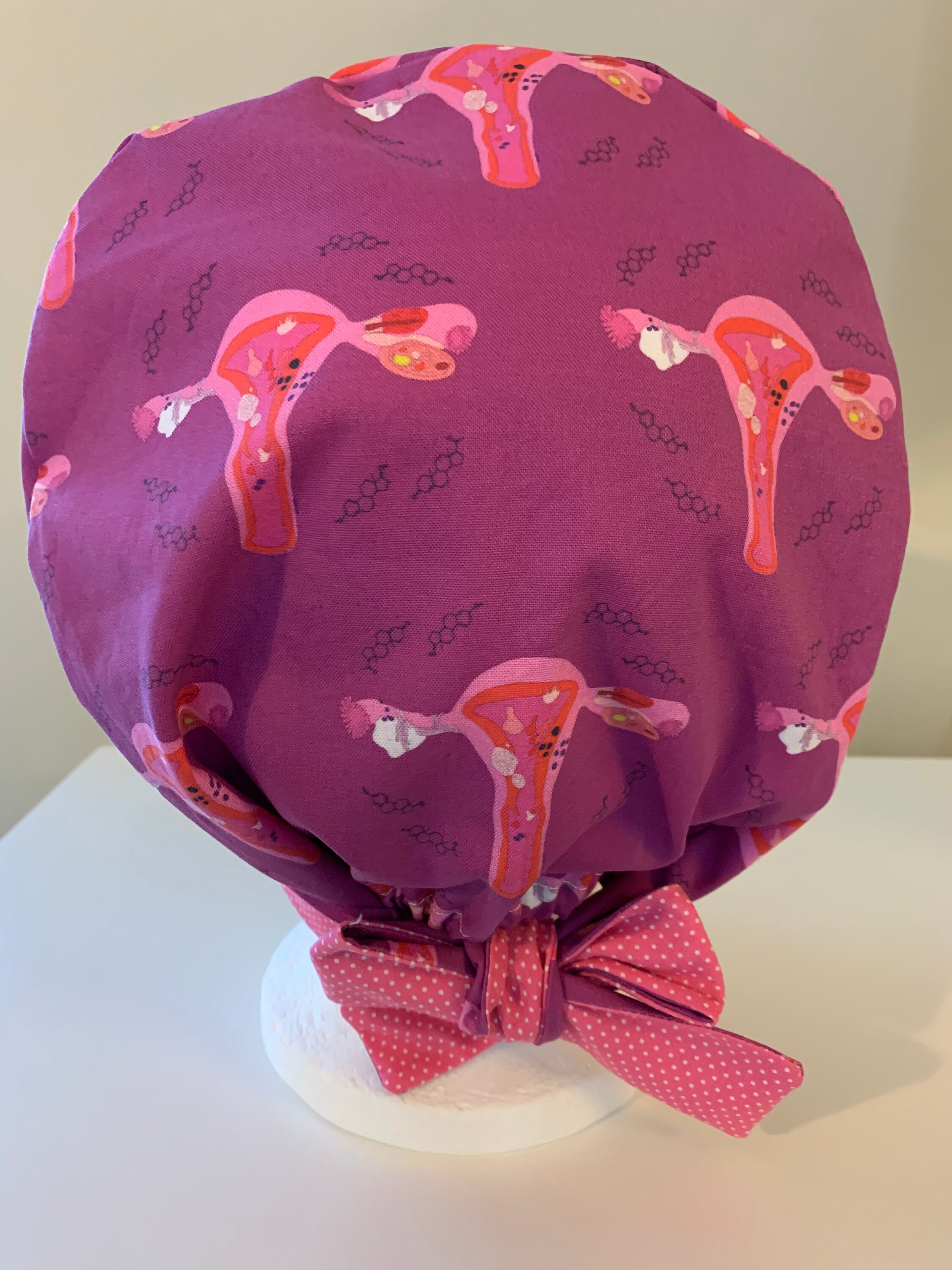 OB/GYN Uterus With Pathology Pixie Scrub Hat | Etsy