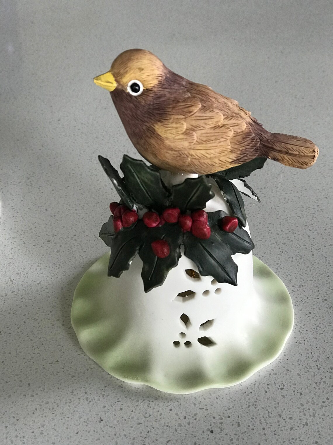 3 Ceramic Bird Bell Collectibles - Etsy Sweden