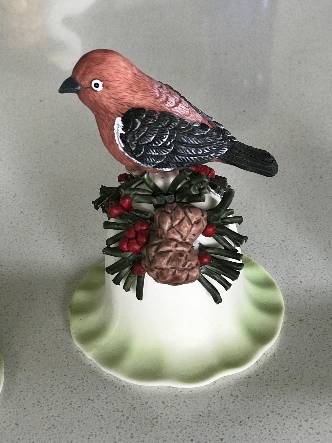 3 Ceramic Bird Bell Collectibles - Etsy Sweden