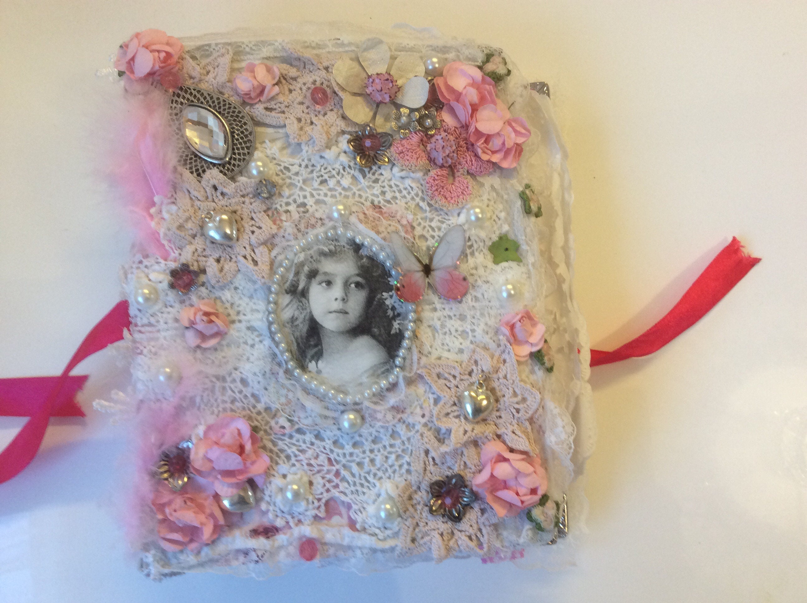 Shabby Chic Lace Junk Journal - Etsy UK