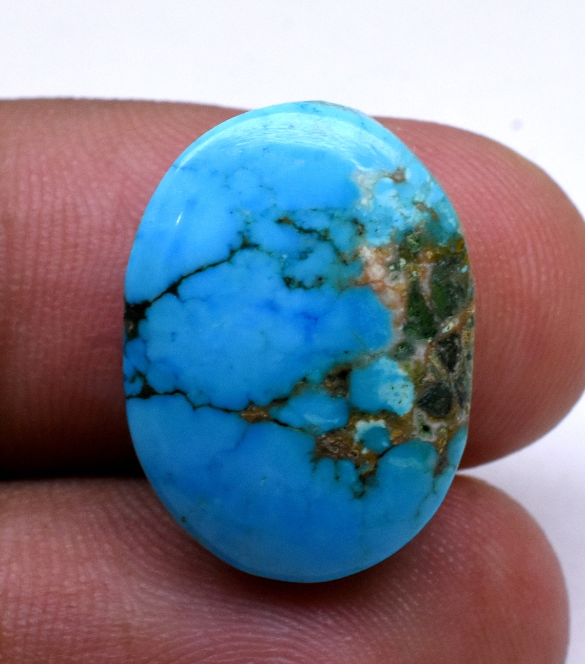 Blue Howlite GemstoneBest Quality Dyed Howlite Oval Cabochon | Etsy