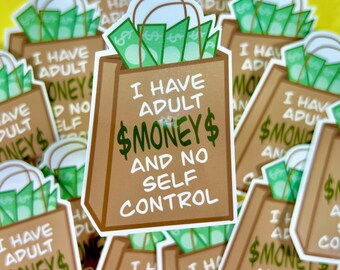 Self Control Sticker - Etsy