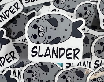 Slander Sticker - Etsy