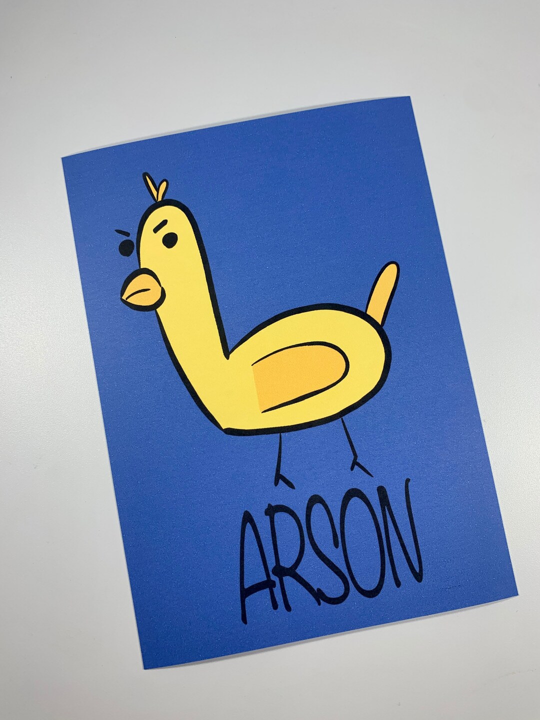 PRINT Arson Chicken 5x7 - Etsy