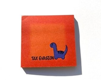 Dinosaur Sticky Note - Etsy
