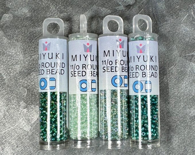 Miyuki Round Seed Bead Set 11/0 Set of 4 - Etsy