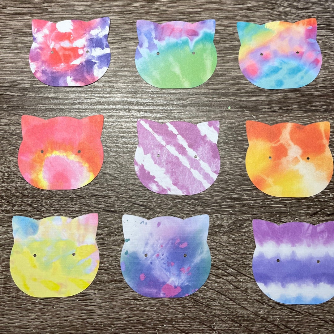 Cat Earring Display Tags Sets of 40 Without Hanging Hole - Etsy