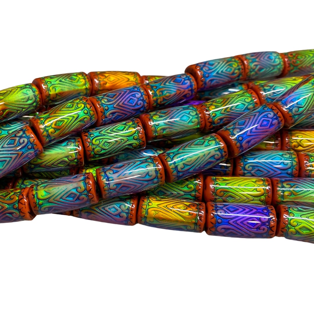 Mood Beads, Mirage , Glow-nouveau, 4 Beads , 17 X 9mm - Etsy