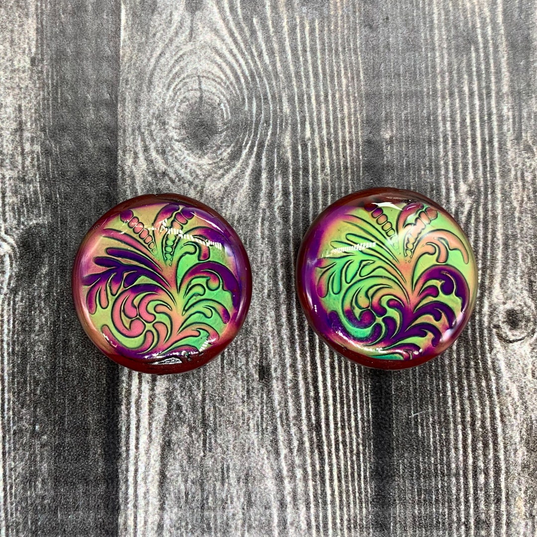 Mood Beads, Radiant-rouge , 4 Beads, 23x23 Mm - Etsy