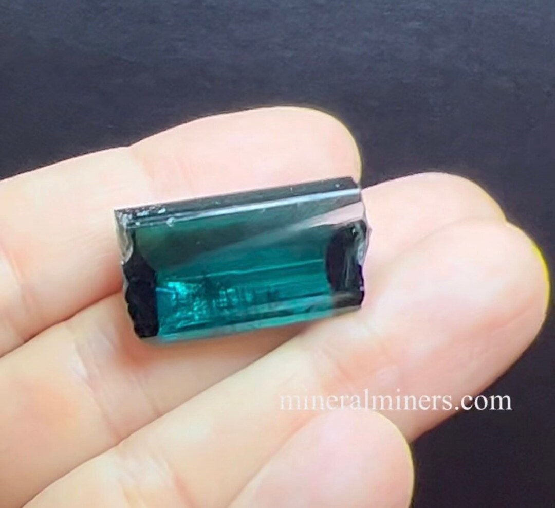 Flawless Blue Tourmaline Facet Rough, Genuine Blue Tourmaline, 48.15cts ...