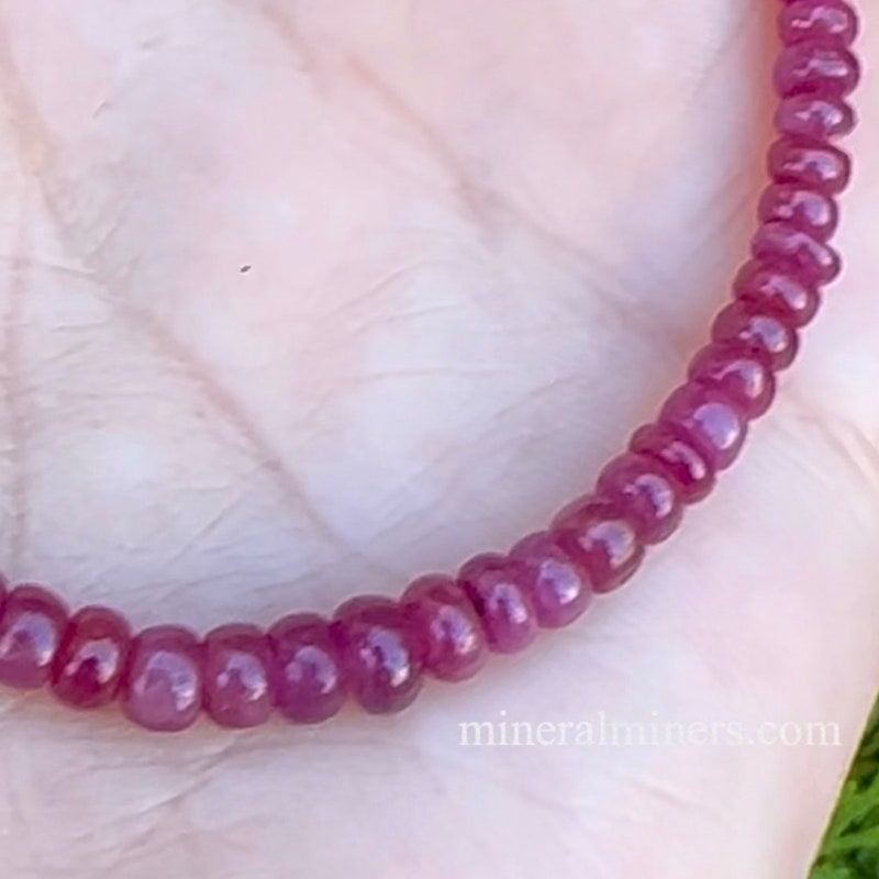 Natural Ruby Beads - Etsy