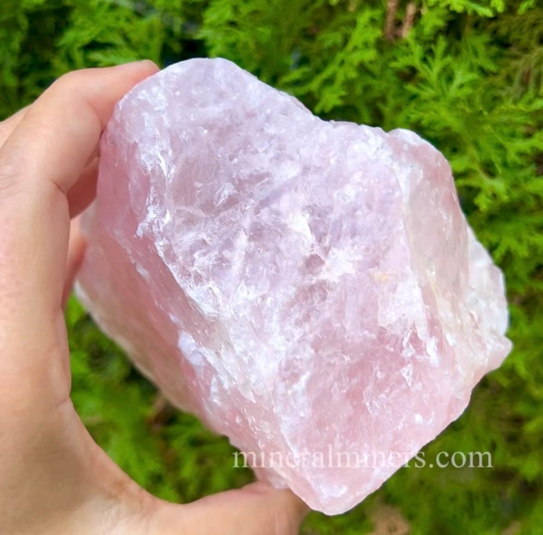 Raw Rose Quartz, Natural Color Rose Quartz, Pink Quartz, 4 Pounds Rose ...