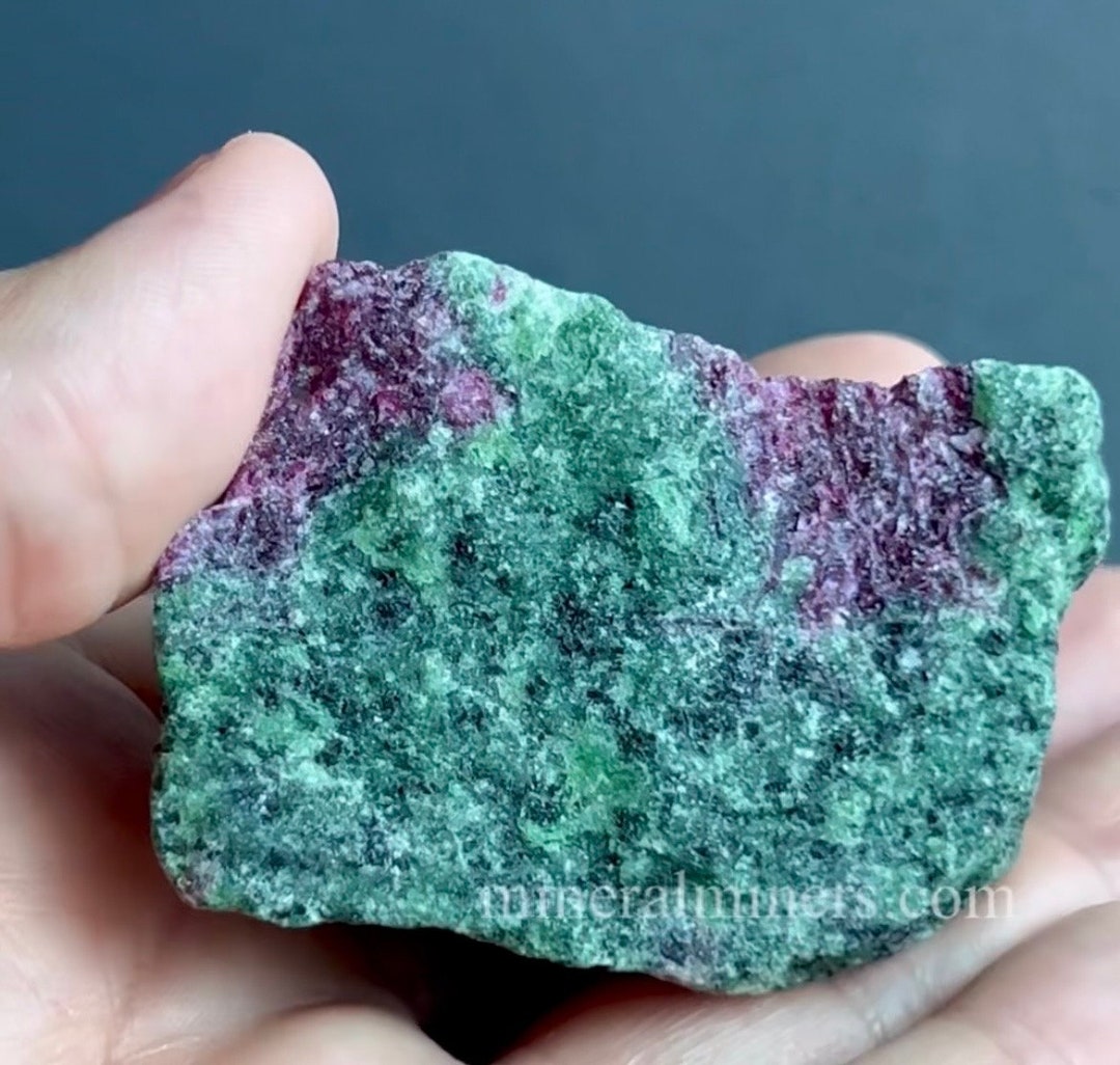 Ruby in Zoisite Mineral Specimen, Decorator Zoisite Crystal, Natural ...