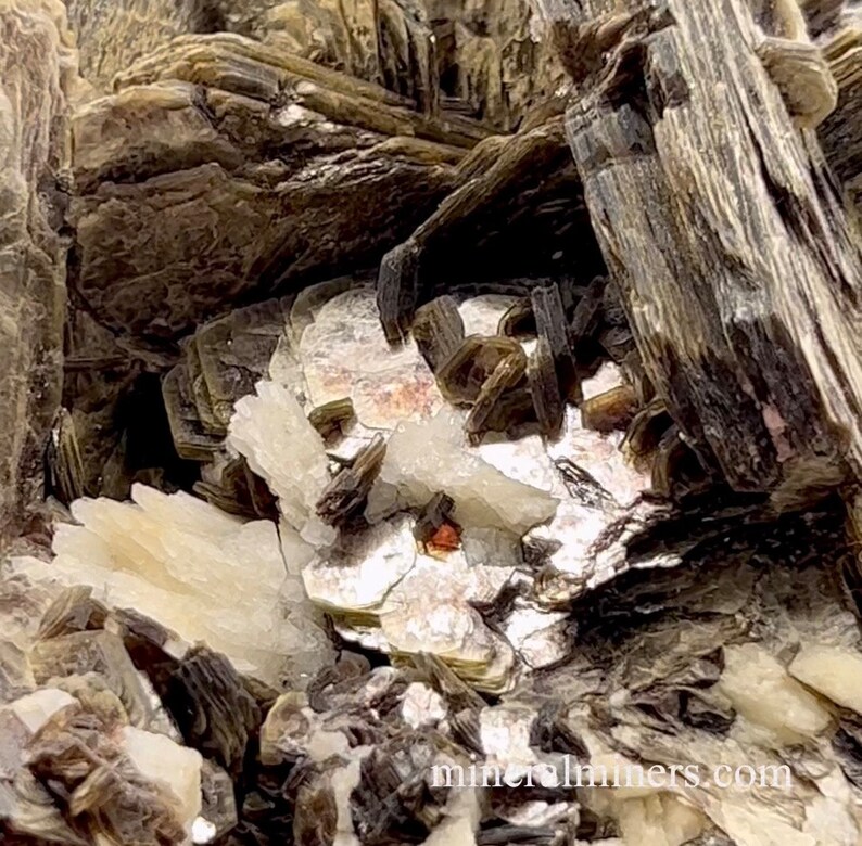 Muscovite Mica Specimen, Intergrown Muscovite With Albite, Raw ...