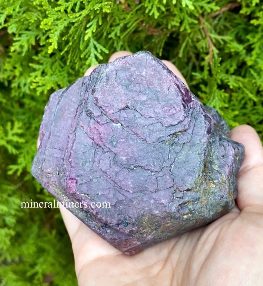 Large Purple Sapphire Crystal, Museum Rare Purple Sapphire Crystal ...