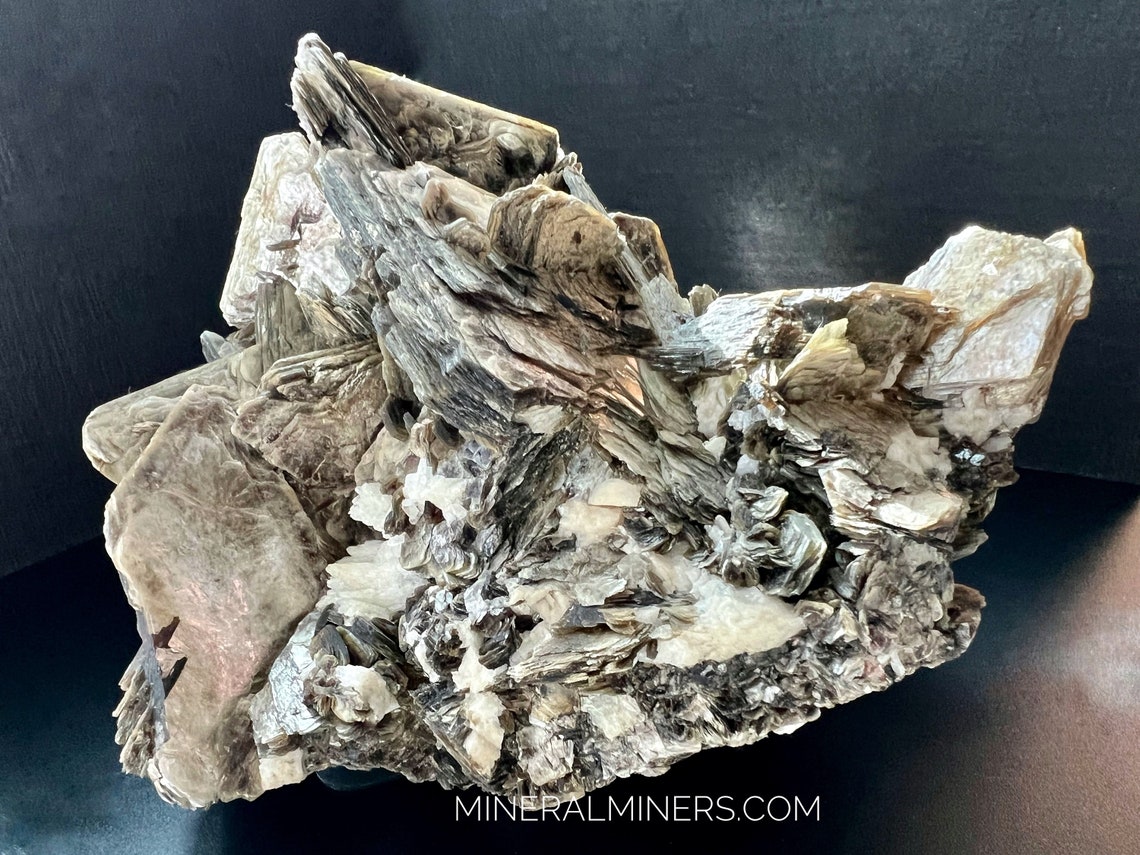 Muscovite Mica Specimen, Intergrown Muscovite With Albite, Raw ...