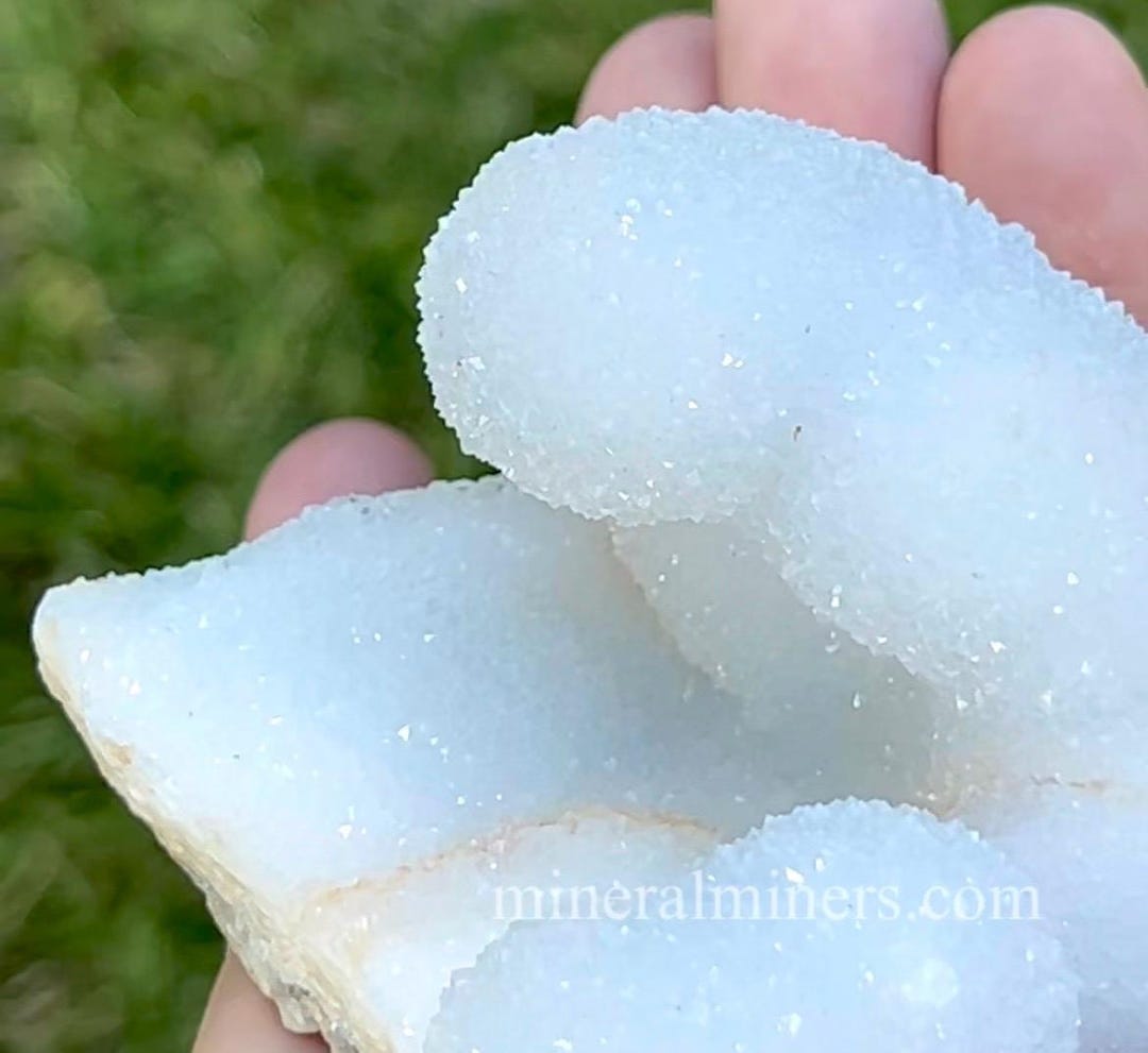 Botryoidal Chalcedony, Grapelike Formation Quartz, Raw Drusy Quartz ...