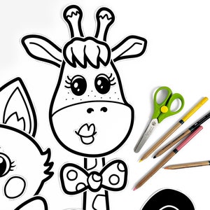 Paper Animals | Printable Craft Activity for Kids | Digital Download ...