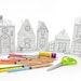 Paper Toy Houses Set 1, Printable Activity Sheets, Paper Craft Kit, Cut ...