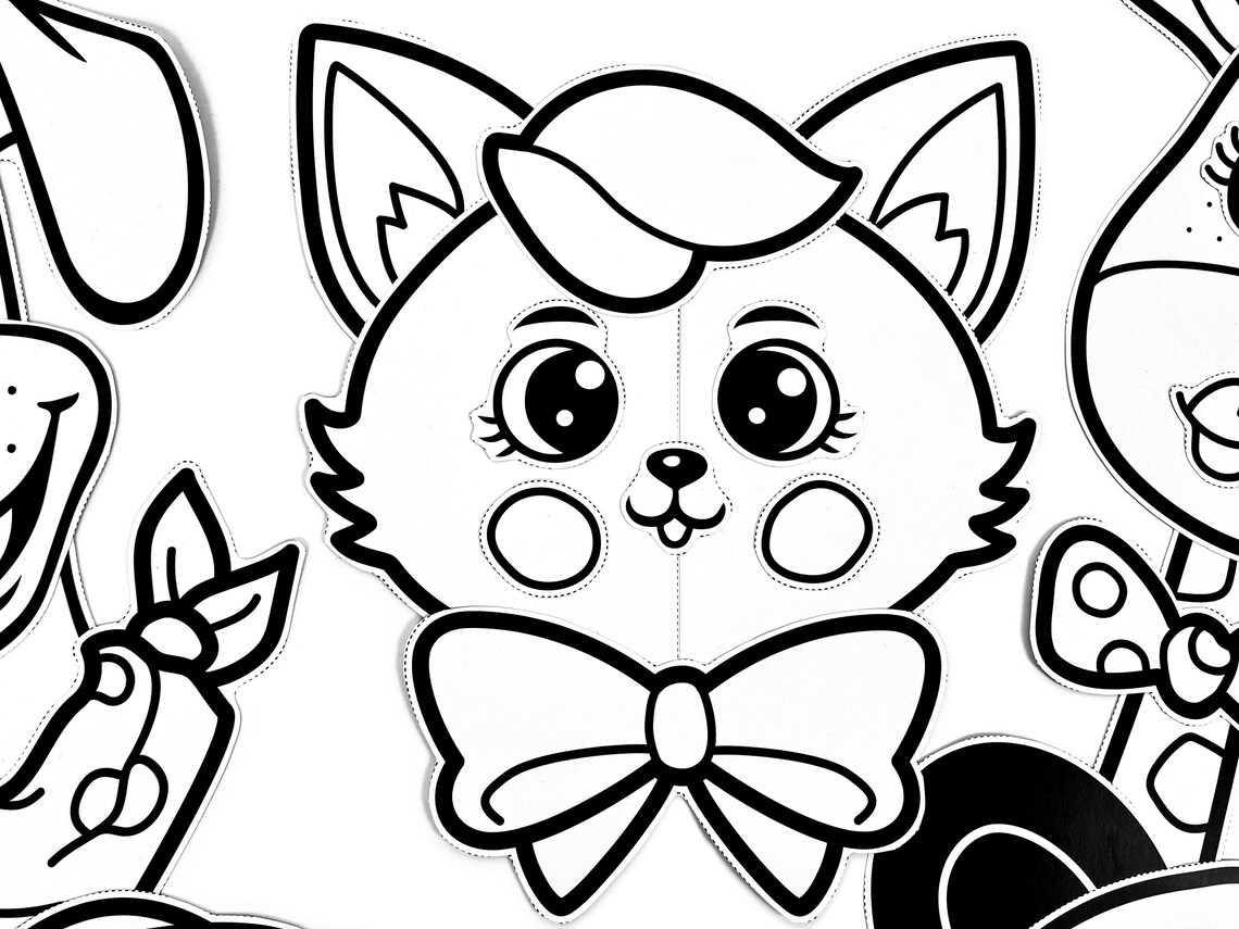 Paper Animals Printable Craft Activity for Kids Digital Download ...