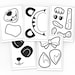 Printable Paper Animals Craft | Coloring Activity (digital Download) - Etsy